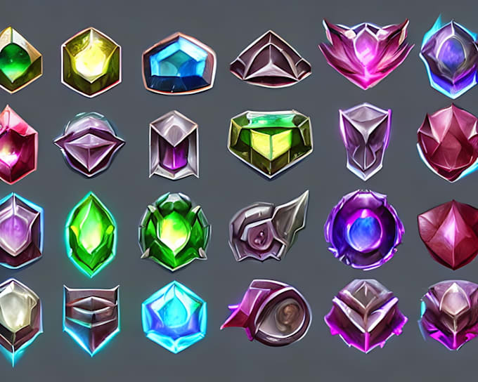 Create crystals and magic gems for videogames by Kiramagicart | Fiverr