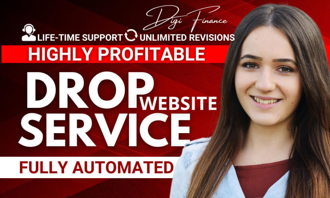 Create automated dropservice or drop servicing wordpress website by Digifinance | Fiverr