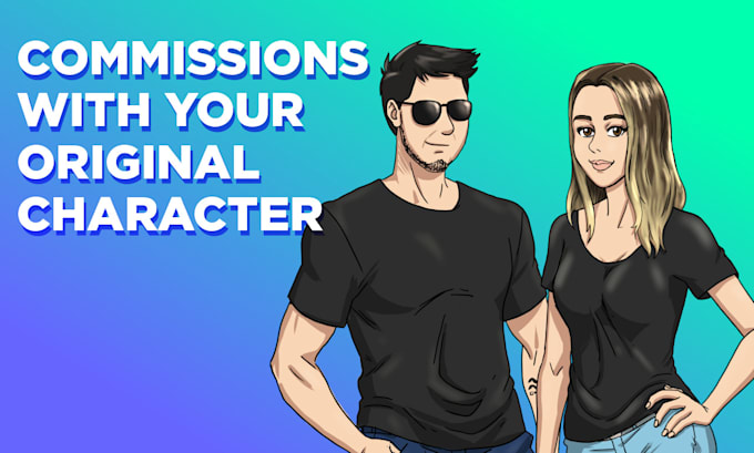 Illustrate your original character by Robertoenes | Fiverr