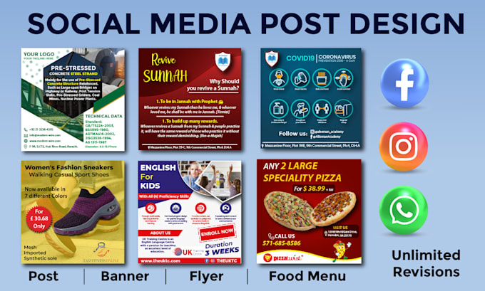 Design creative social media content by Expert_rasheed7 | Fiverr