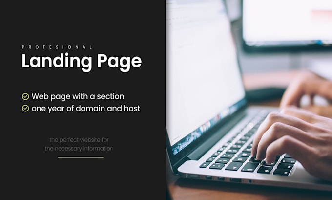 Create professional and responsive landing pages by Jisushc | Fiverr