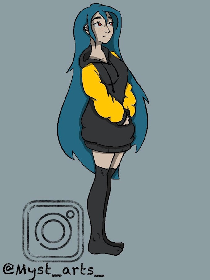 Draw custom original characters by Mysteryhall | Fiverr