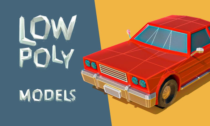 Do low poly 3d models, rendering, animation by Inok_cg | Fiverr