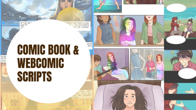 Write your comic or webtoons script by M_mel_marie | Fiverr