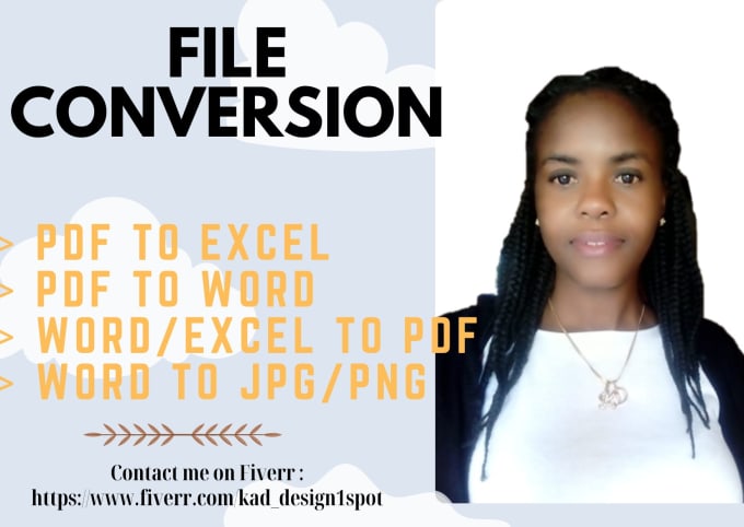 Convert file to pdf, jpeg, word, png by Kad_design1spot | Fiverr
