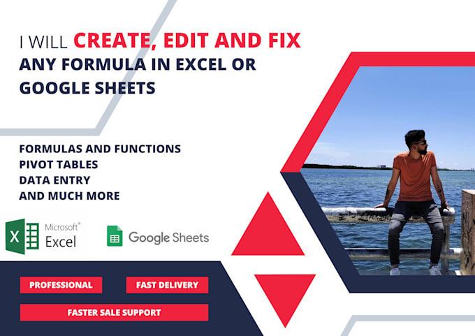 Create, edit or correct any microsoft excel formula by Excellimitless | Fiverr