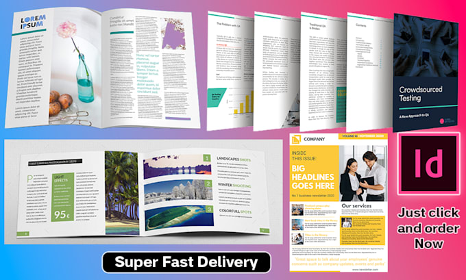 Do any adobe indesign project by Faisalmengal2 | Fiverr