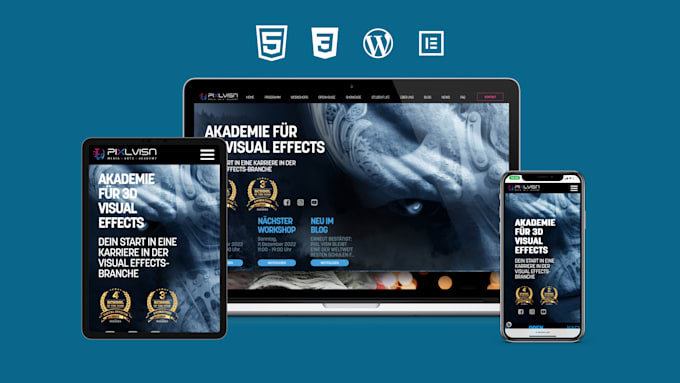 Build any website and duplicate in wordpress elementor pro, html5 and css3 by Stefaniabolota ...