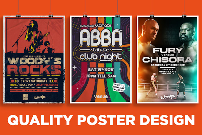 Create an amazing poster design for events by Spideyvegas | Fiverr