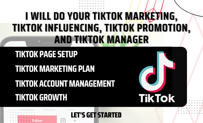 Be your tiktok marketer, tiktok influencer, tiktok promoter and tiktok ...