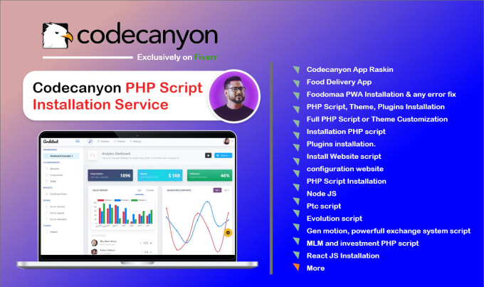 Install any codecanyon script and fix issues by Dinuishara | Fiverr Install any codecanyon script and fix issues by Dinuishara | Fiverr