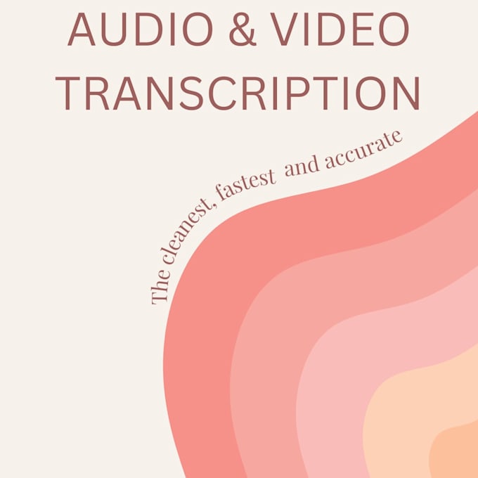 Transcribe your audio file to text by Logylogine | Fiverr