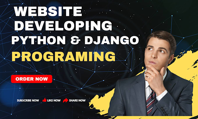 Do Python Programming And Django Website Development By Alonzolee Fiverr