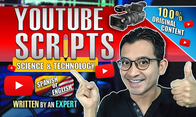 Do video script writing for your youtube channel by Eddiergerardo | Fiverr