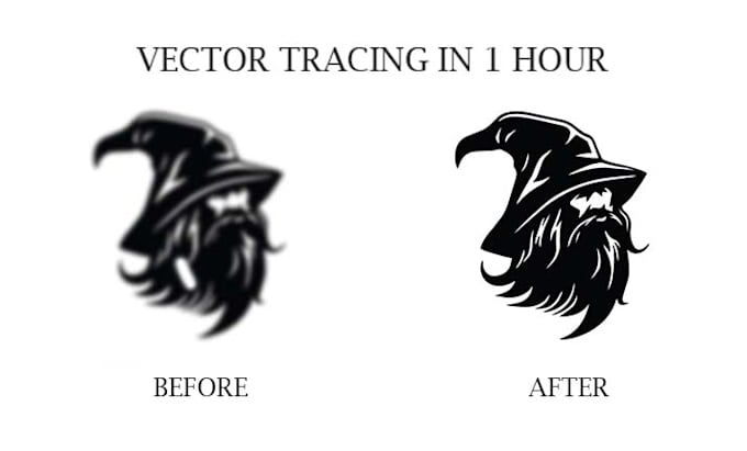 Recreate logo or anything to vector tracing within 1 hours by Arshmaansaleem | Fiverr