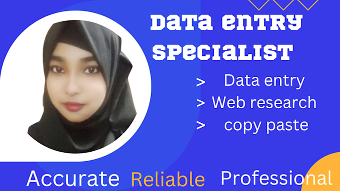 Do data entry, copy paste,typing,web research by Mira244 | Fiverr