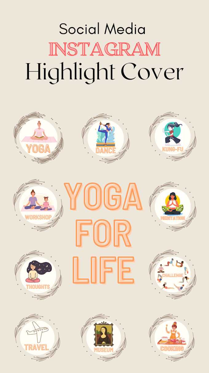 Create instagram highlight cover icons in 24 hours by Vfxsan3d | Fiverr