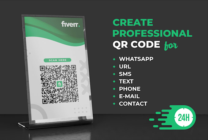 Create professional qr code for your need by Desainisme | Fiverr