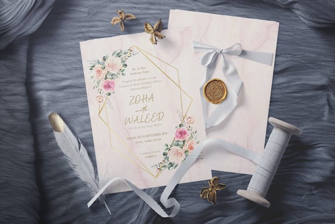 Design a customised aesthetic card for you by Kreativgram | Fiverr