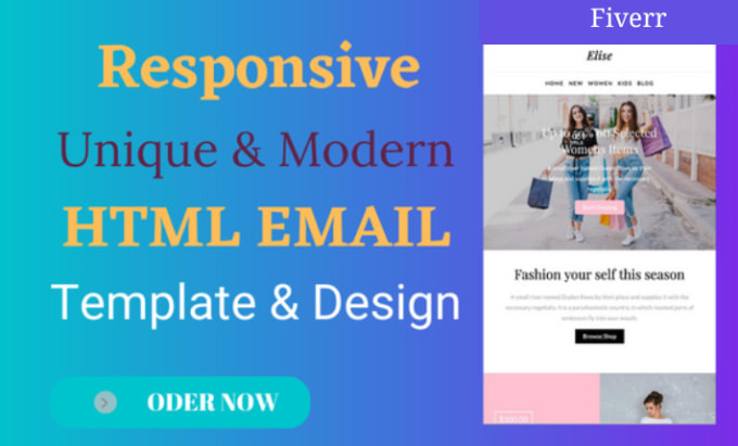 Design responsive html email template by Amhspro | Fiverr Design responsive html email template by Amhspro | Fiverr