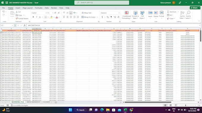 Do excel os csv data clean , merge and data entry by Simonjohnson20 ...