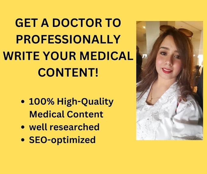 Write unique, attractive, and engaging medical content for you by ...
