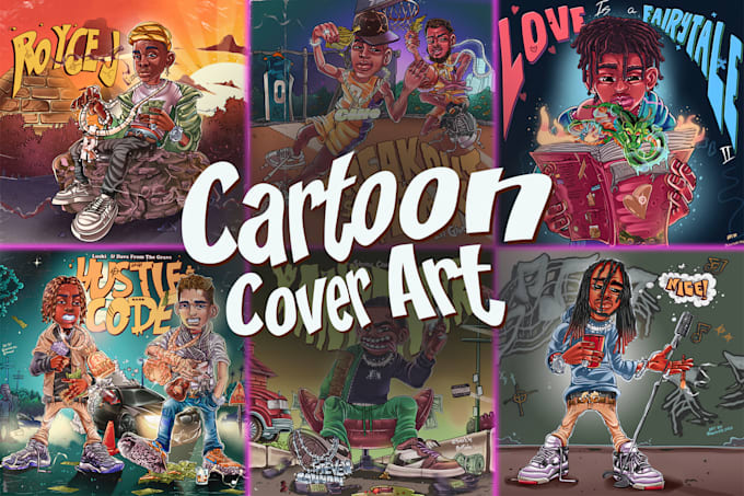 Create a cartoon cover art for your album mixtape or single by Outside ...