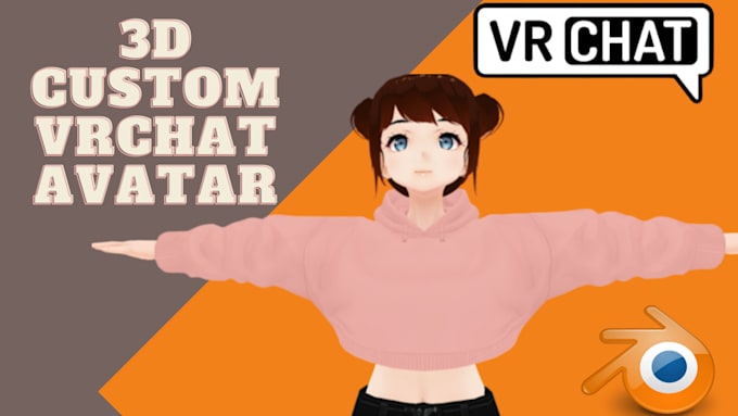Model a 3d custom vrchat avatar, vrchat avatar, 3d vrchat avatars by ...