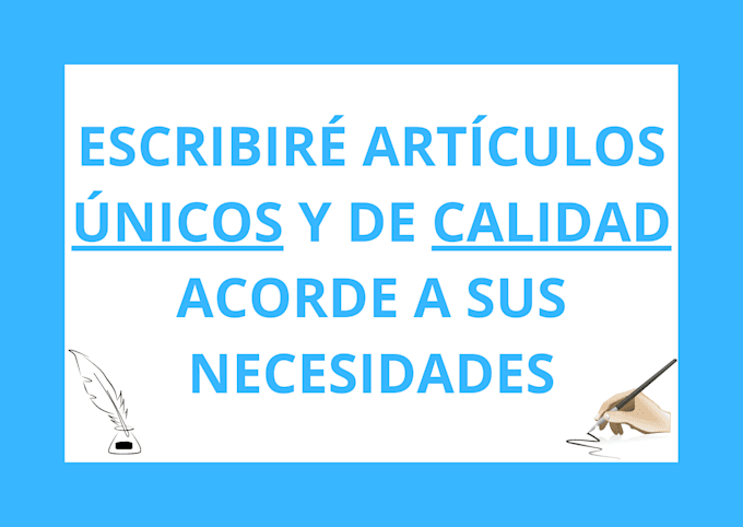 Escribiré un artículo para su blog o pagina web by Samuelcaball892 | Fiverr