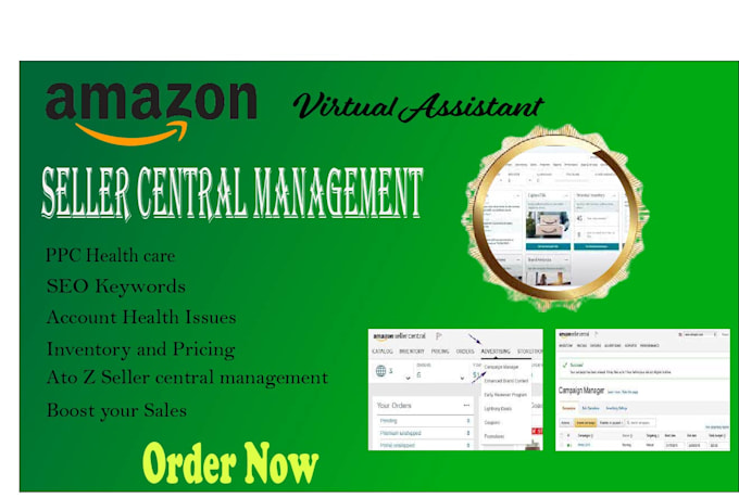 Manage your seller central of amazon completely by Ahgroup666 | Fiverr