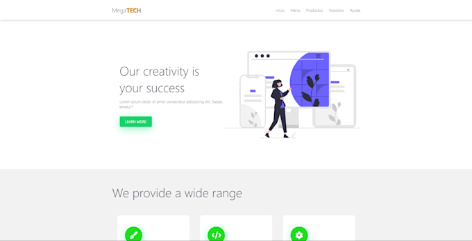 Design your website with html and css by Rafa_ruiz | Fiverr