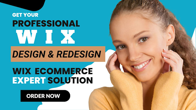 Design or redesign wix website and wix ecommerce website, wix landing ...