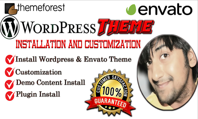 Install wordpress theme customization as your requirements by Superymz | Fiverr