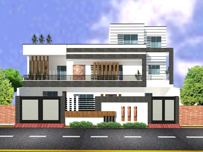 Do architecture 3d modeling and realistic rendering by Yameenahmad881 | Fiverr