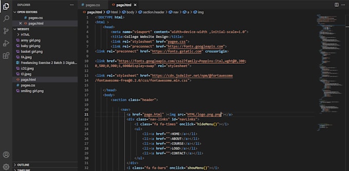 Create webpages according user requirements by Ra4iya | Fiverr
