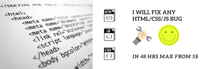 Fix any html, css, js bug in 48 hrs max by Omnimrt | Fiverr