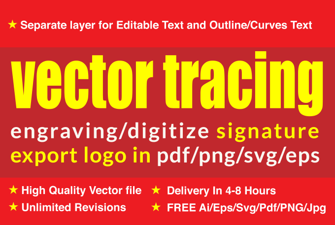 Convert or export vector tracing, logo tracing, raster to vector ...