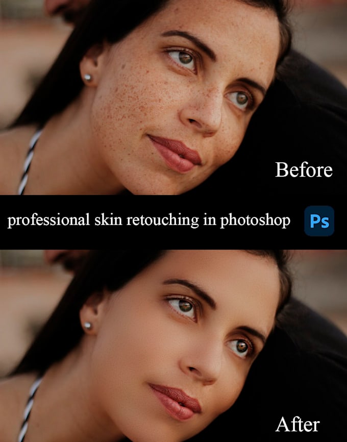 Professional skin retouching in photoshop by Lwpasindulaksha | Fiverr