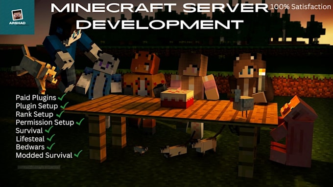 Develop your minecraft server by Arshad_abdullah | Fiverr