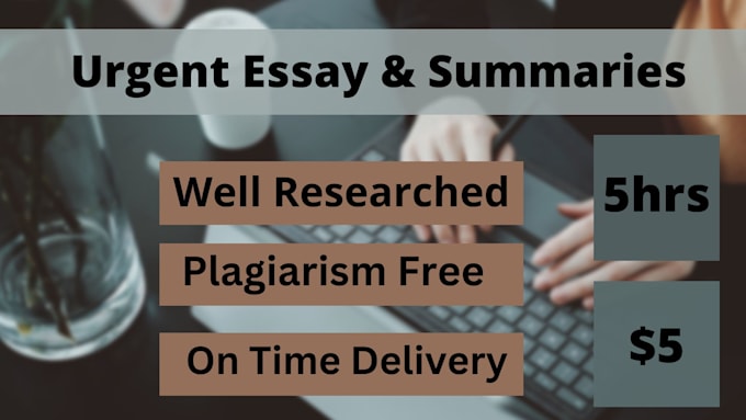 Write urgent essay, research, blog, any topic by Ayeshalodhii | Fiverr