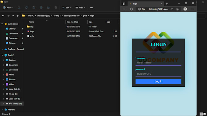 Create a responsive website page using html and css by Mchoirululumulu | Fiverr