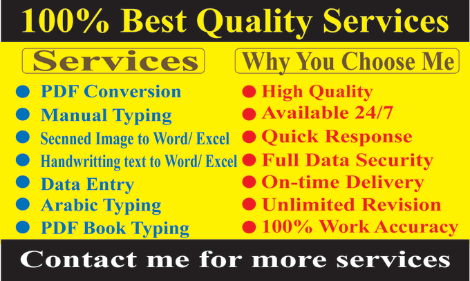 Typing, data entry, file convert file by Samiul_islam90 | Fiverr Typing, data entry, file convert file by Samiul_islam90 | Fiverr