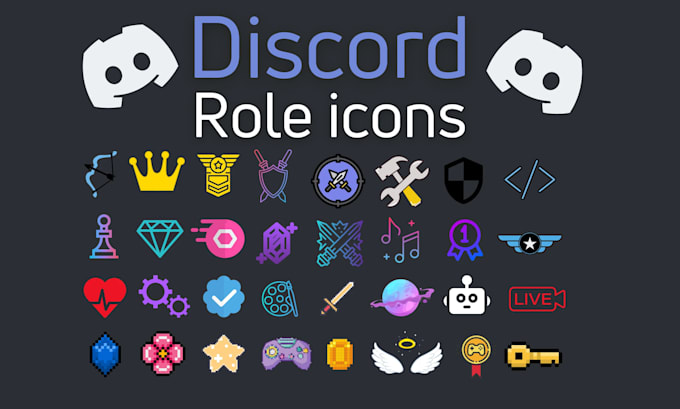 Design discord role icons by Napalmtonight | Fiverr