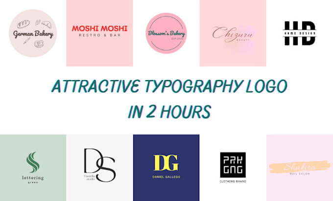 Design attractive typography logo by Nivitjoshi | Fiverr
