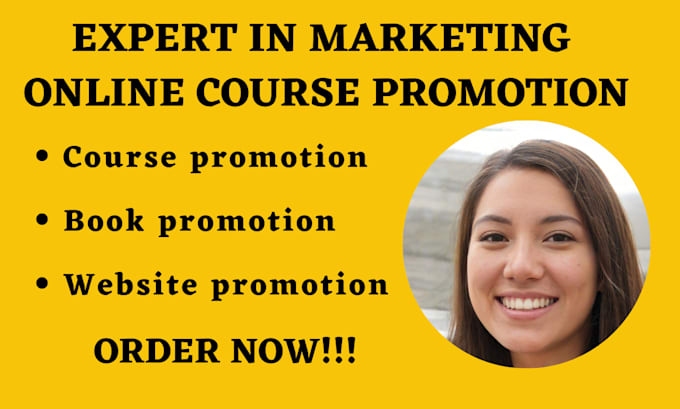 Do online course promotion teachable kajabi thinkific udemy course promotion by Alora_1 | Fiverr