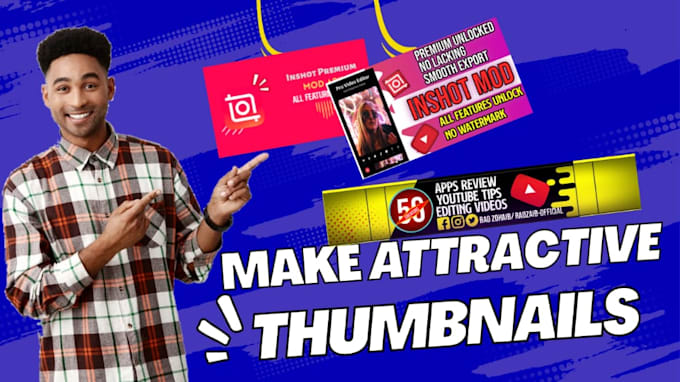 Create professional thumbnail design for your youtube videos by ...