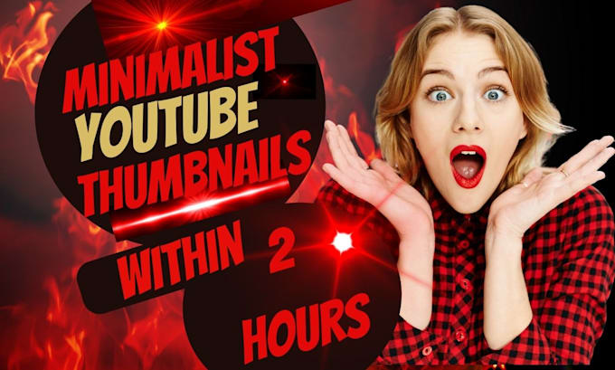 Design a minimalist youtube thumbnail for you in 2 hours by Shafaq ...