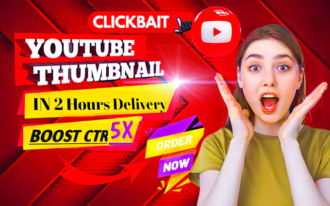 Design amazing youtube thumbnail in 2 hours by Joykumarpk313 | Fiverr