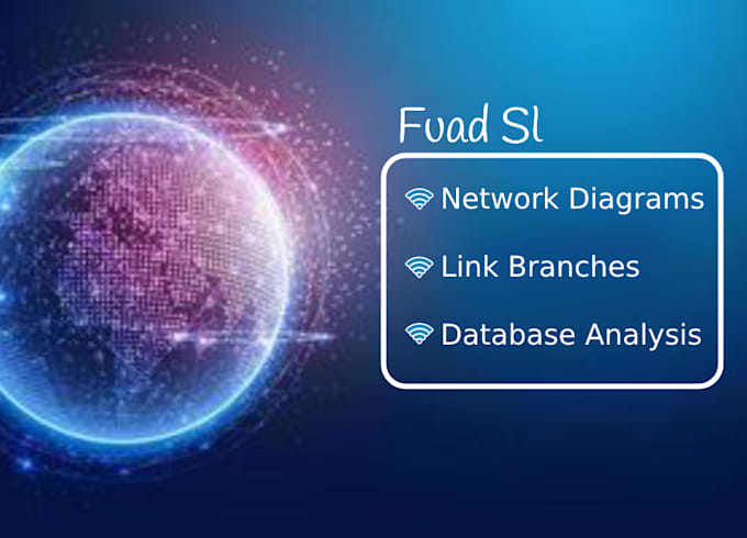 Design your networks and database diagram by Fuad_sla | Fiverr
