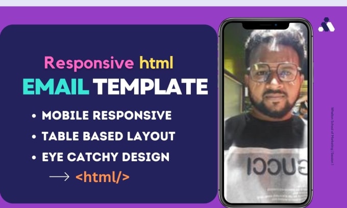Design responsive html email template by Marmanahsan | Fiverr